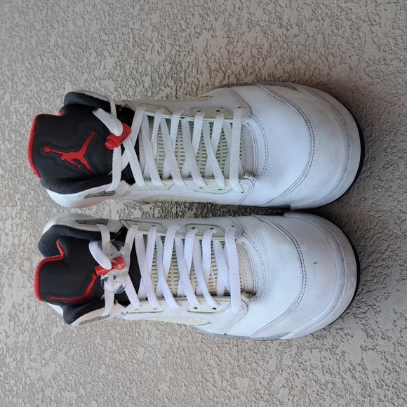 Nike | Shoes | Air Jordan 5 Retro White Cement | Poshmark